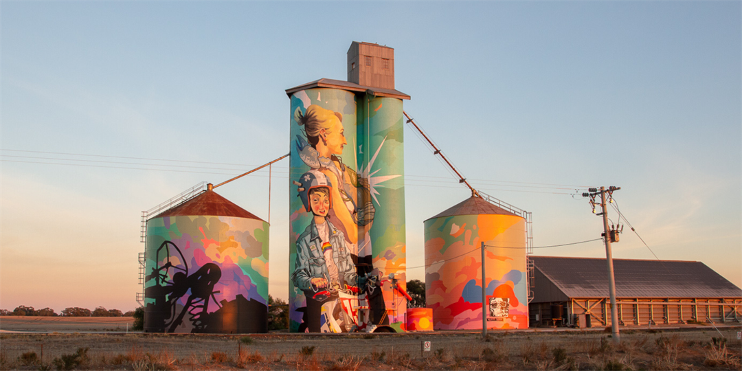 Albacutya Silo Art Hindmarsh Shire Council