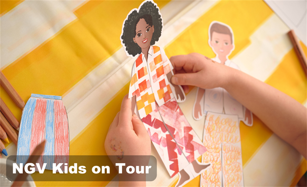 NGV Kids on Tour- Collective Closets Rainbow Hindmarsh Shire Council