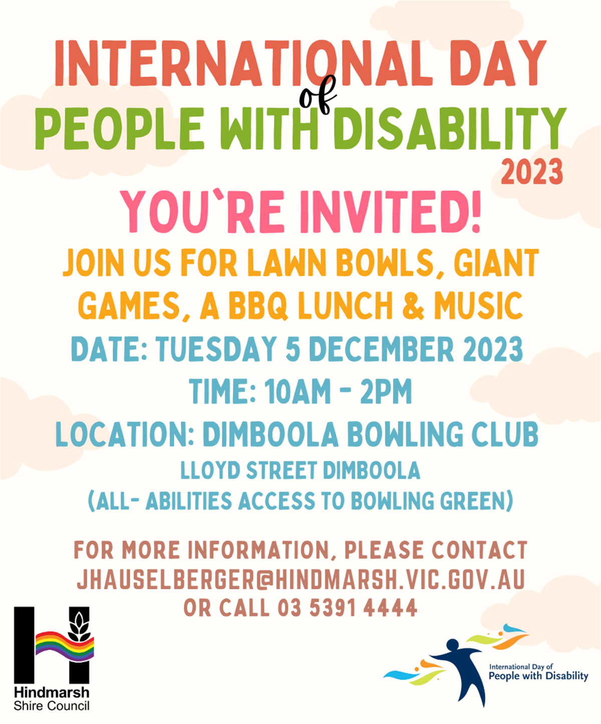 International Day of People with Disability Hindmarsh Shire Council