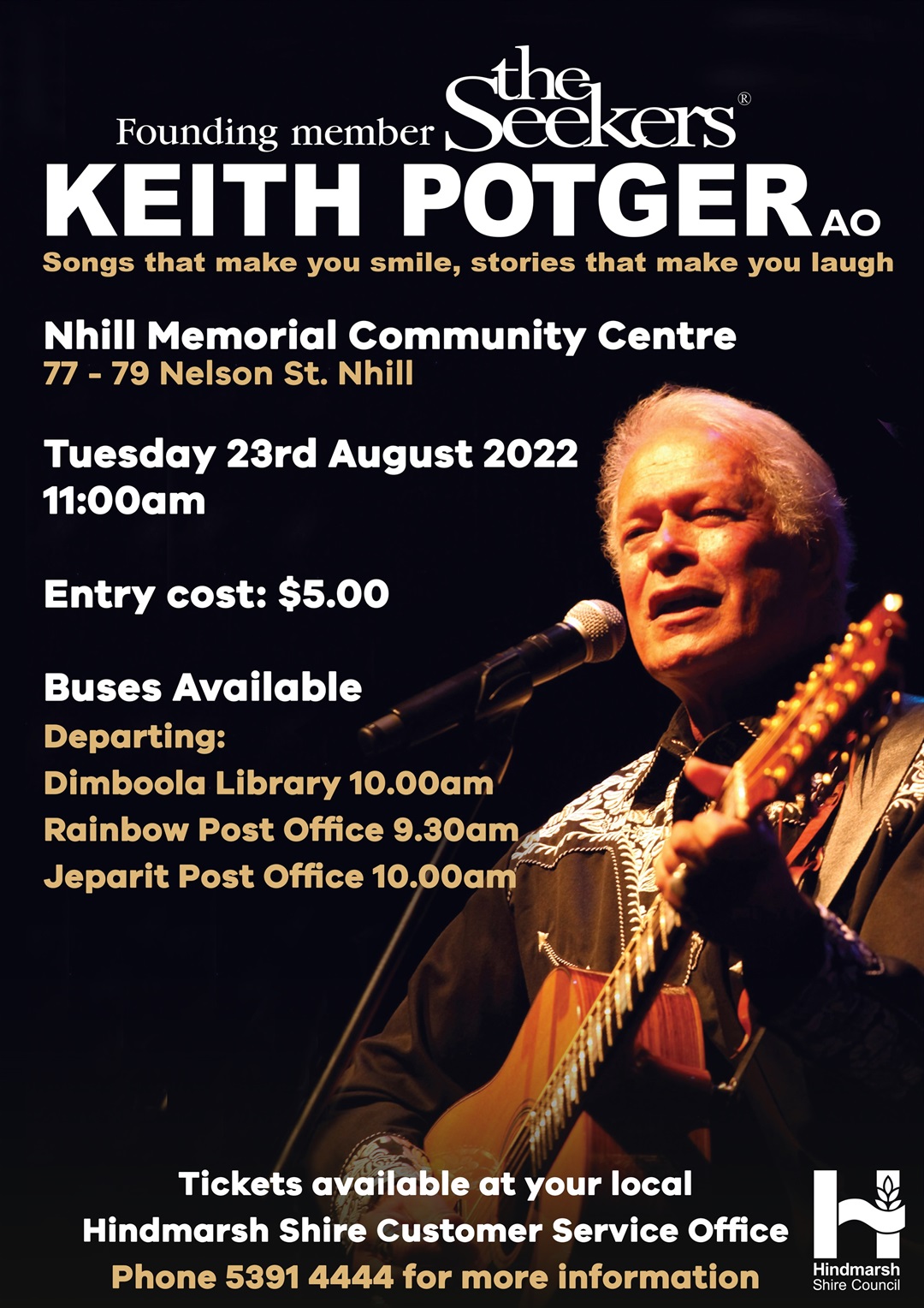 Keith Potger Concert Hindmarsh Shire Council