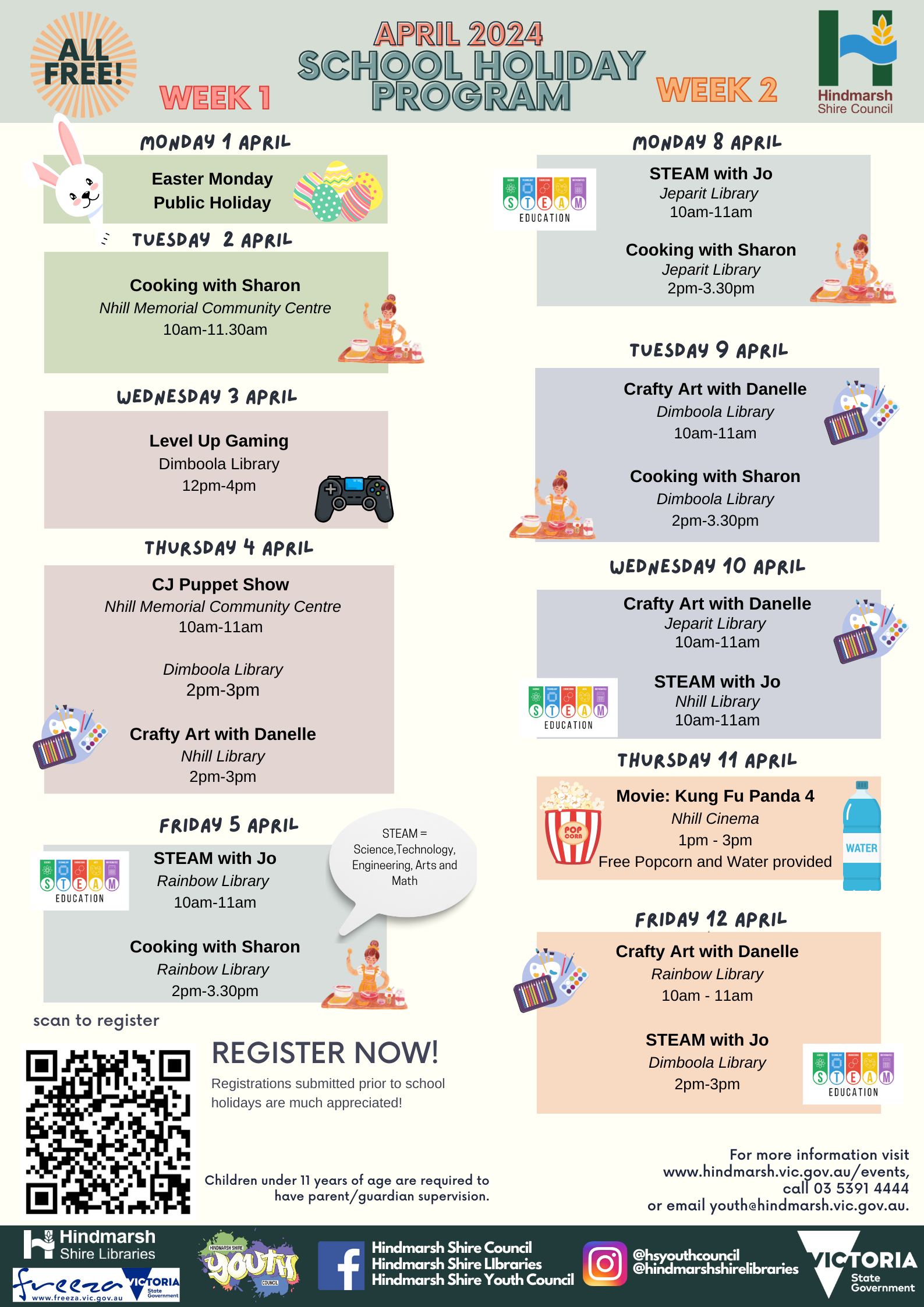 School Holiday Program Hindmarsh Shire Council