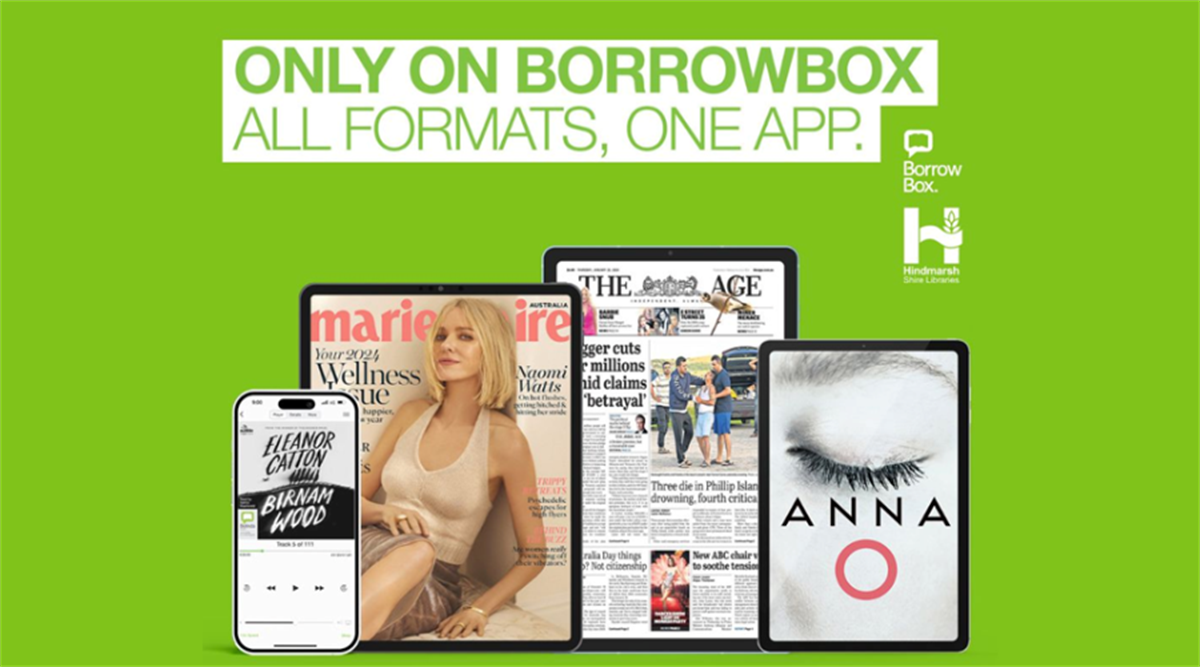 e-Press Goes Live on BorrowBox for Hindmarsh Hindmarsh Shire Council